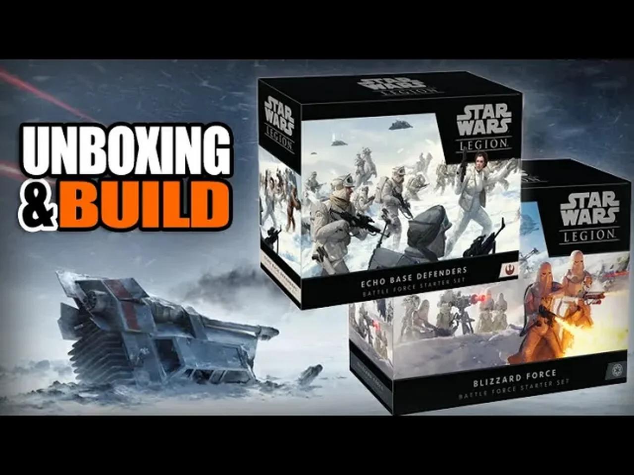 Let's Build Blizzard Force Echo Base Defenders Battle Force Unboxing Star Wars Legion