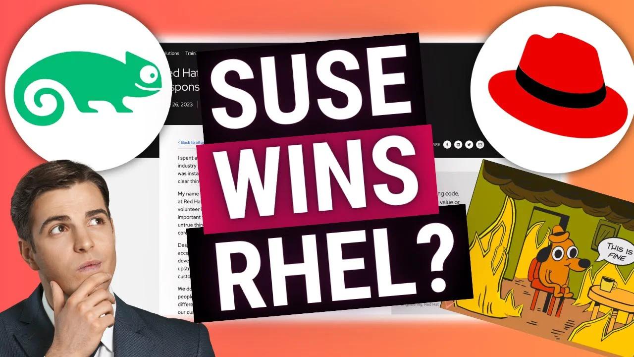 SUSE Responds to RHEL - Forking RHEL with Investment..