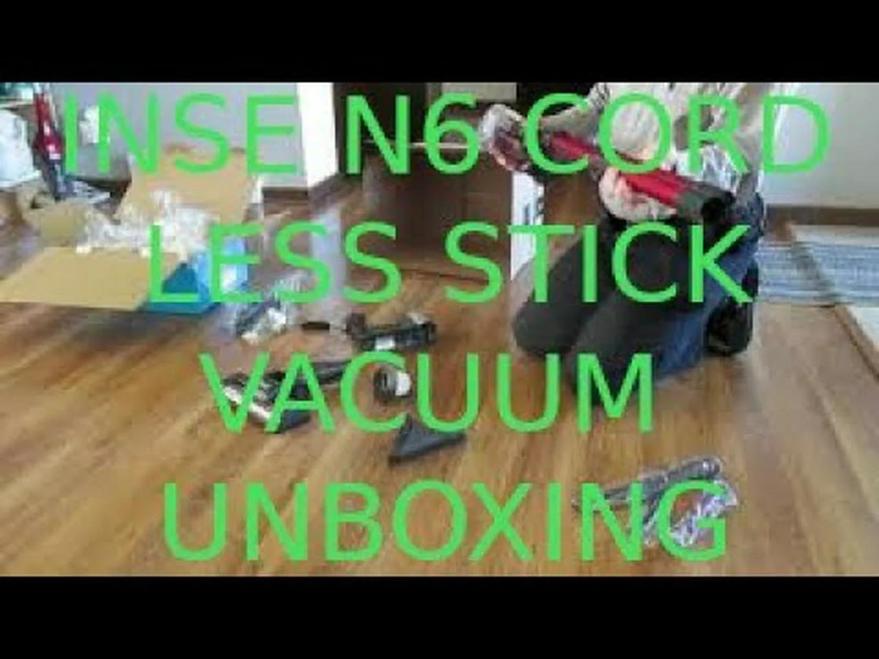 Inse N6 Cordless Stick Vacuum Unboxing