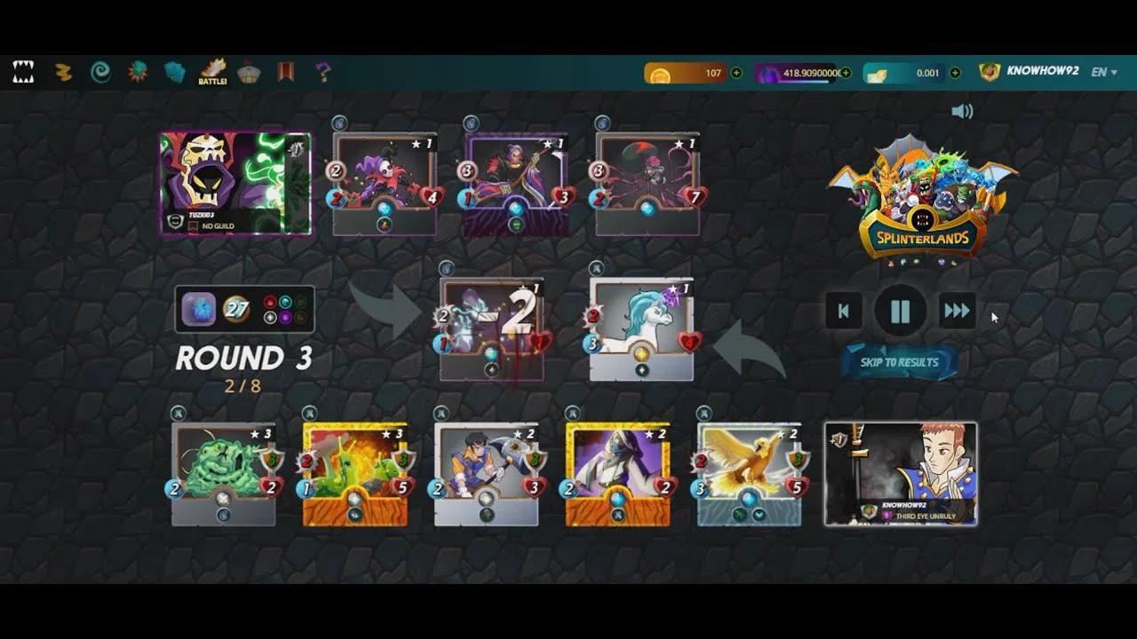 Splinterlands Gameplay - Life Splinter Daily Quest