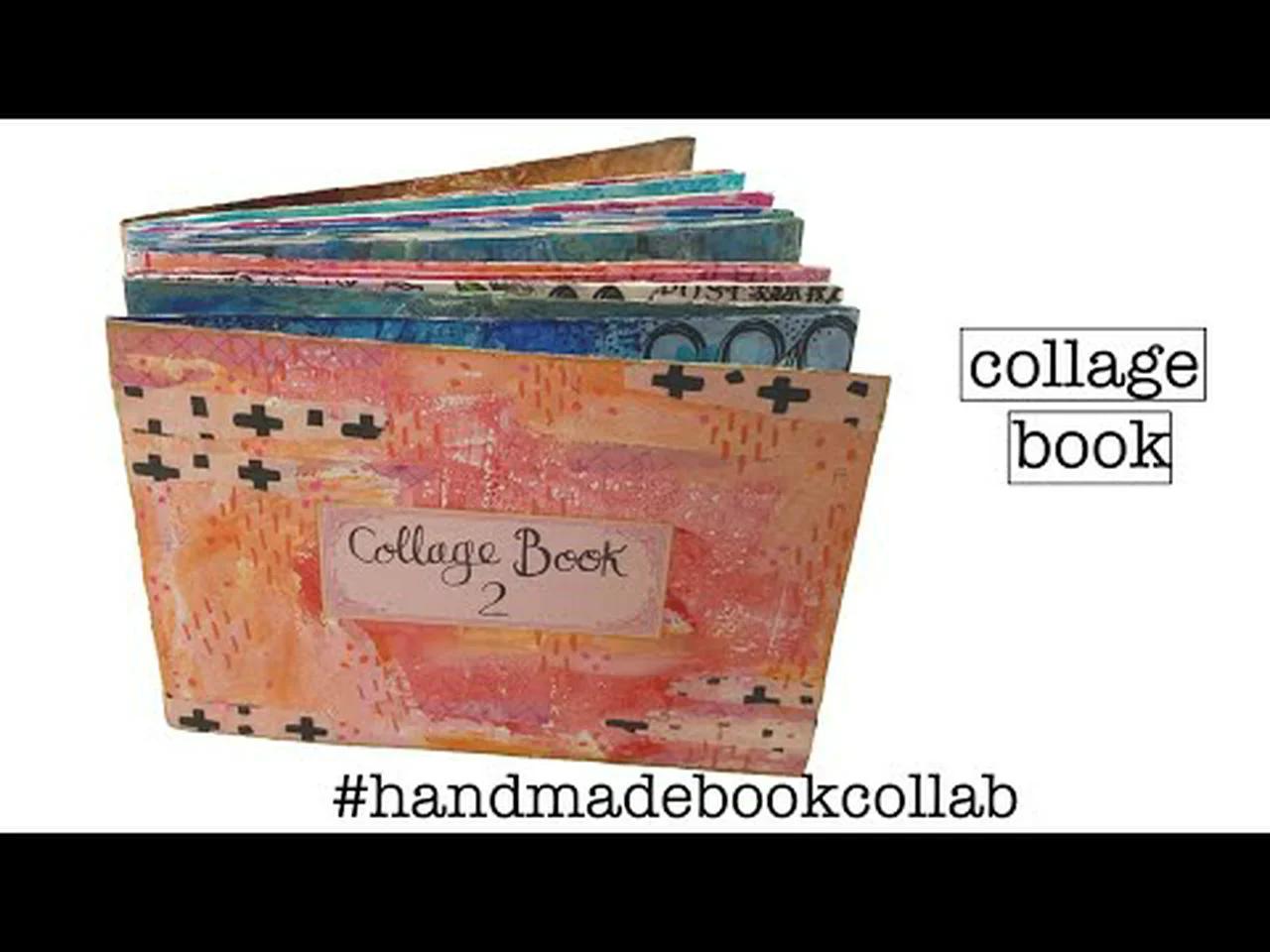 #HandmadeBookCollab - Intuitive collage book. Processing emotions ...