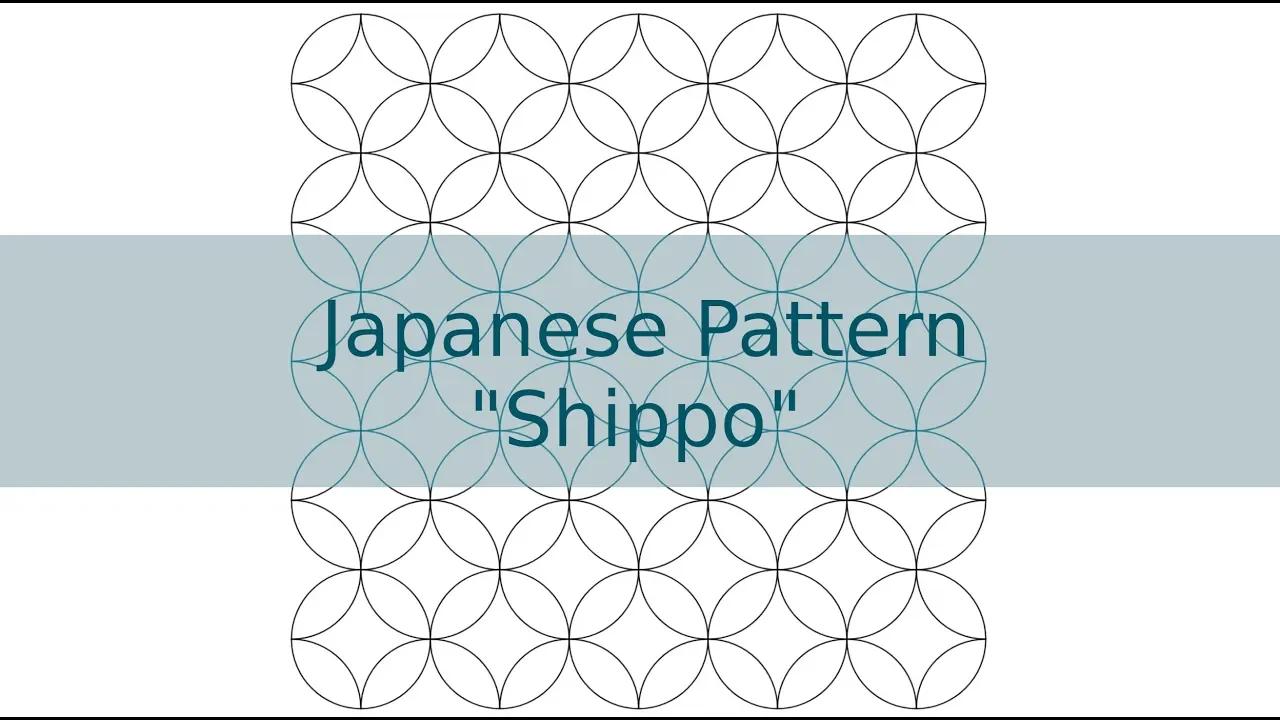 Drawing Geometric Patterns from Scratch: Japanese Pattern "Shippo"