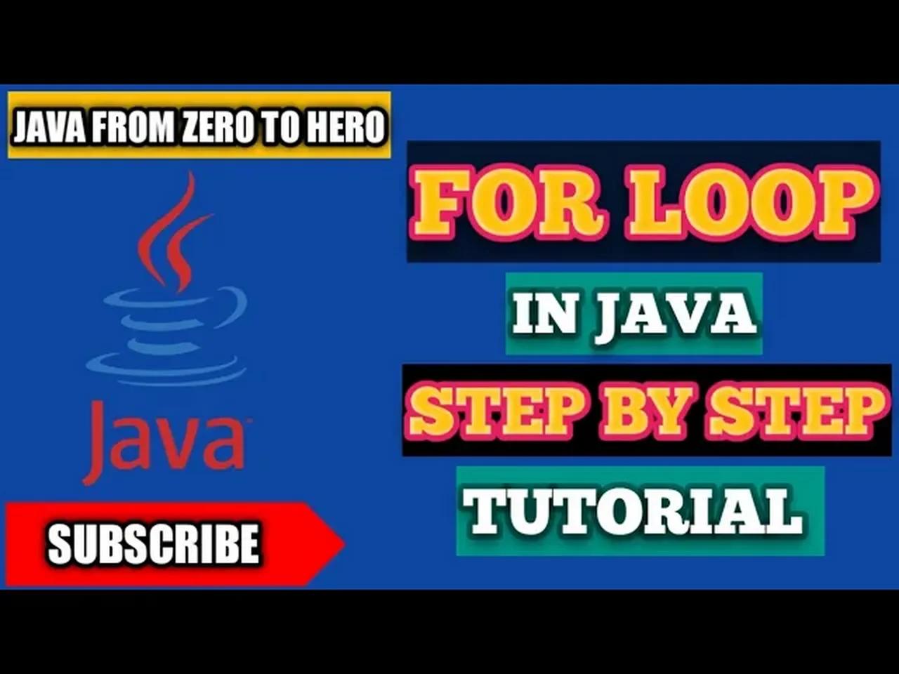 Java For Loop For Loop In Java Java For Loop With Examples Java 0898