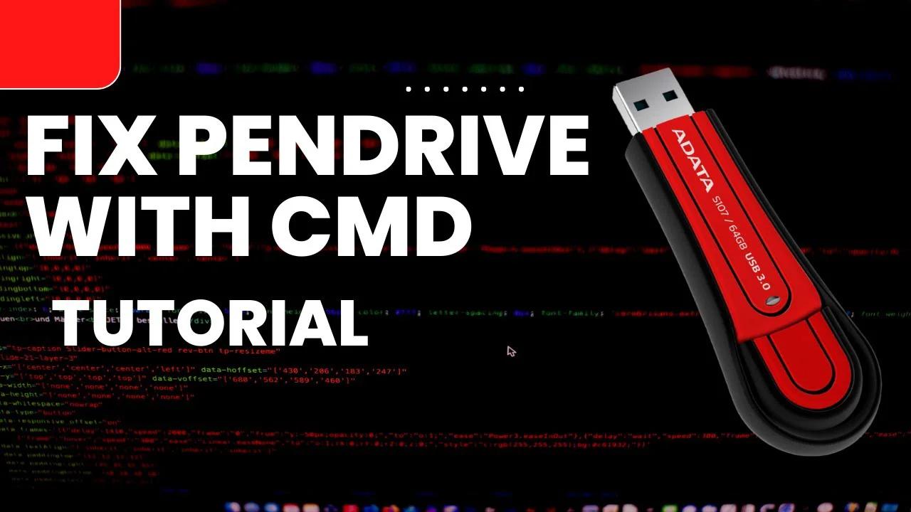 How to FIX Corrupted USB using CMD in Windows - THE RIGHT WAY