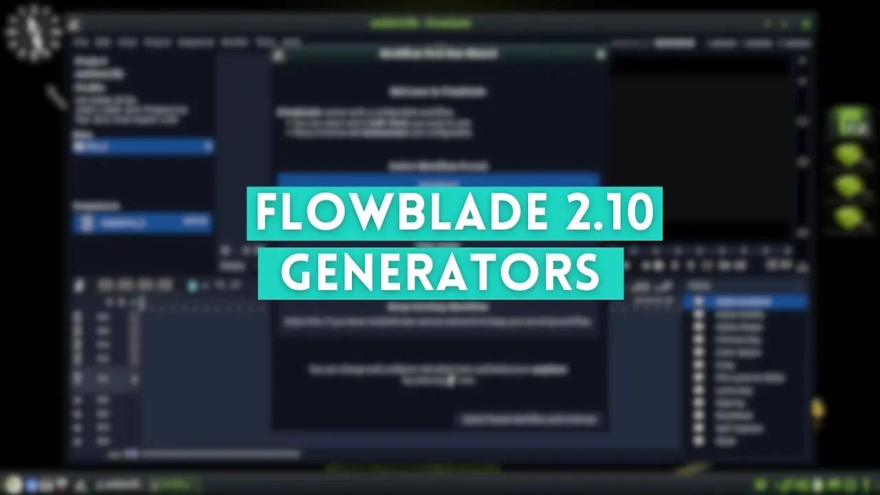 How to create Animated Title Text in Flowblade using Generators? # ...