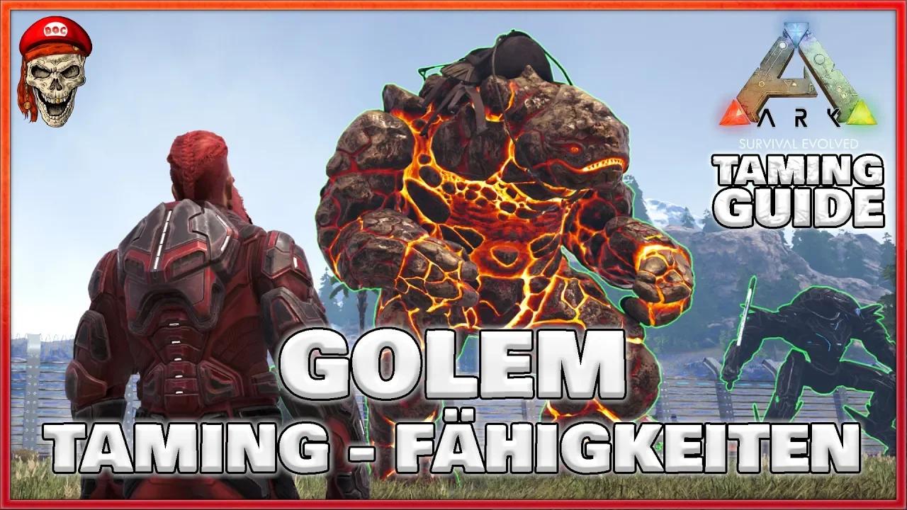 ARK TAMING GUIDE ★ GOLEM (Rock Elemental) zähmen + Fähigkeiten | ARK ...