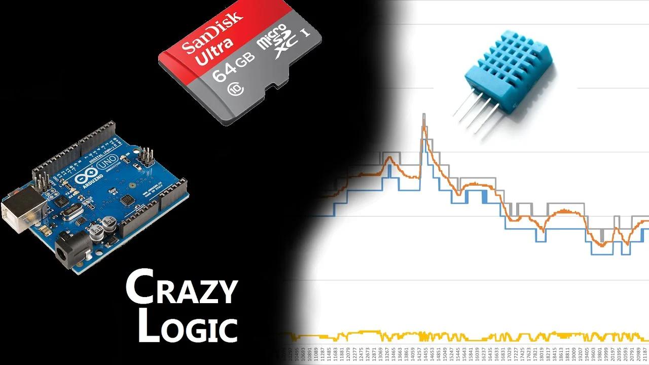 14a Dht Sensors Data Written To Sd Card Using Arduino Pt2