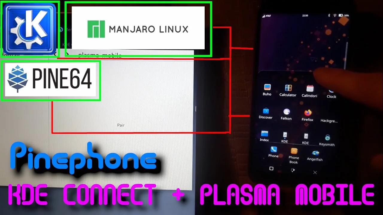 Pinephone: KDE Connect Working (Remote Control) On Plasma Mobile Manjaro + Bluetooth Demo