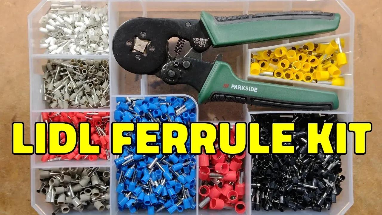 Excellent value LIDL/Parkside wire bootlace ferrule kit