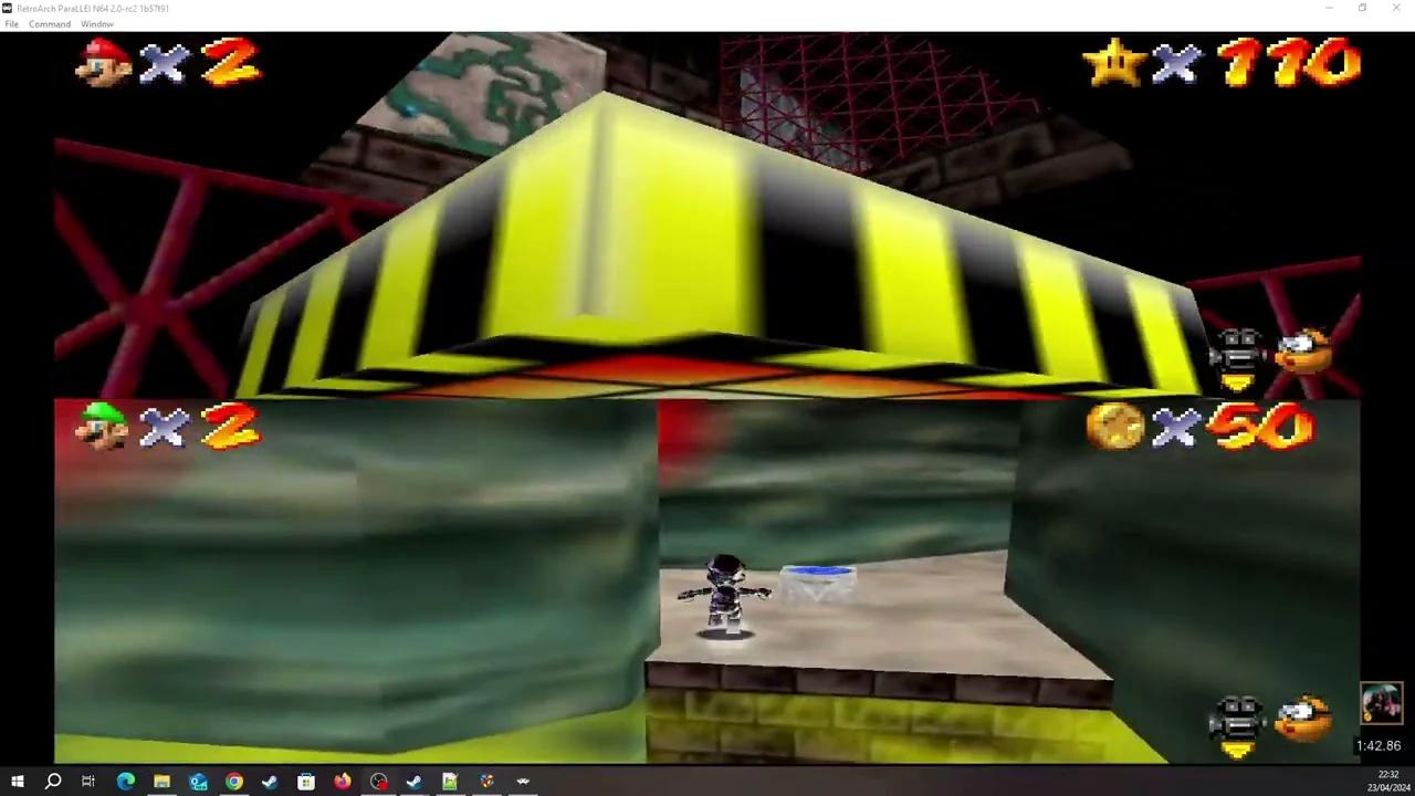 Super Mario 64 Multiplayer Splitscreen (1080p) [RA] - Coin-Rush in Hazy ...