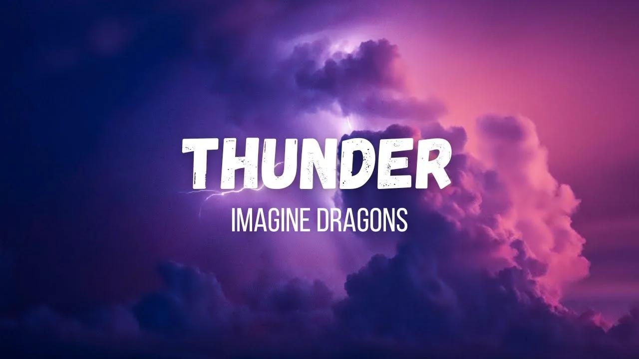 Imagine Dragons - Thunder (instrumental w/ lyrics)