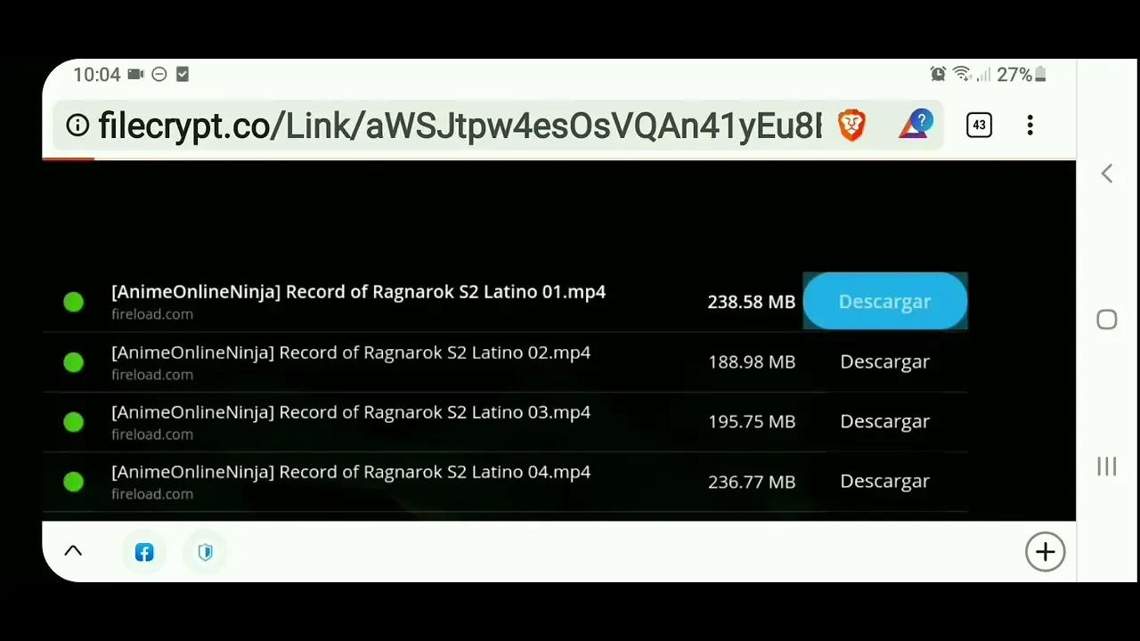 Tutorial Como descargar desde la pagina de Facebook