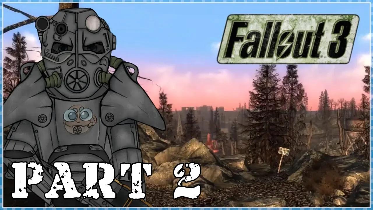 FALLOUT 3 MODDED Playthrough Part 2 - ESCAPING THE VAULT!