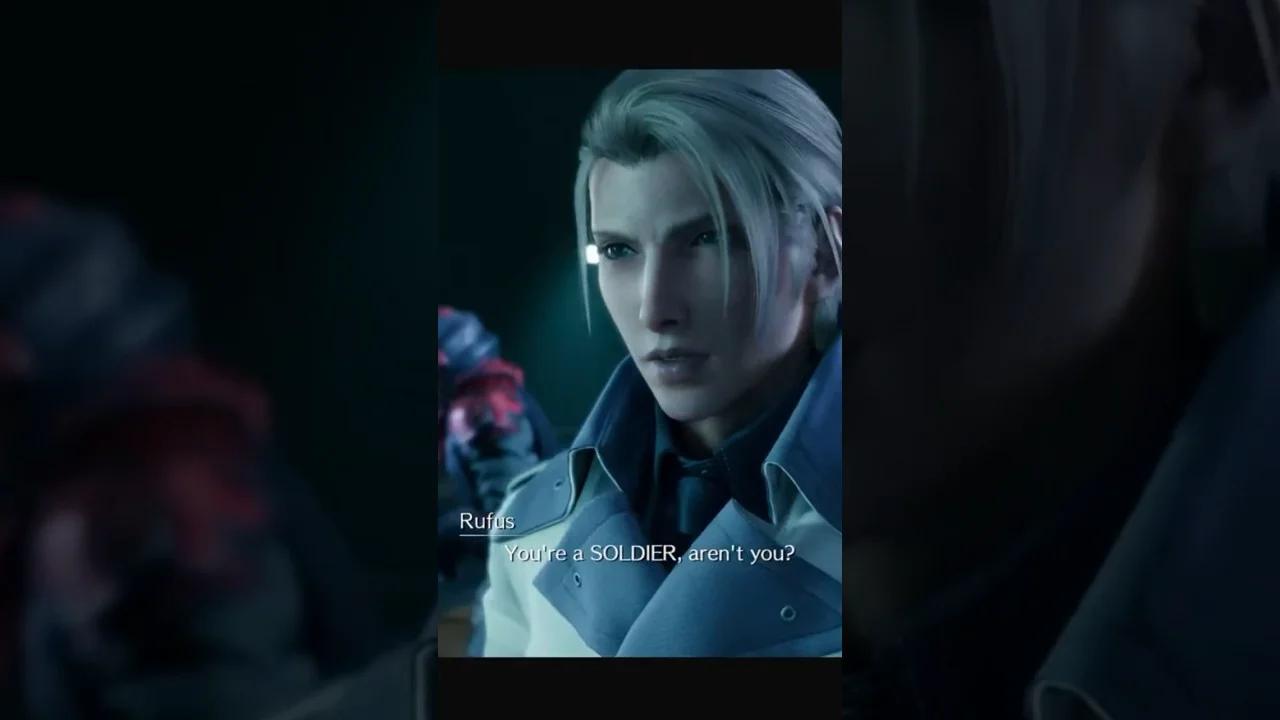 Rufus Shinra OWNS Cloud. #finalfantasy #finalfanasy7remake #gaming # ...