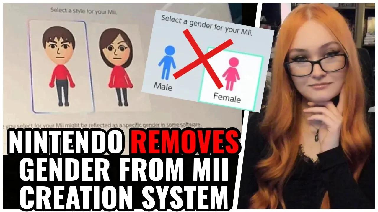 Nintendo REMOVES Gender From Mii Creation System & Gamers Are ANNOYED ...