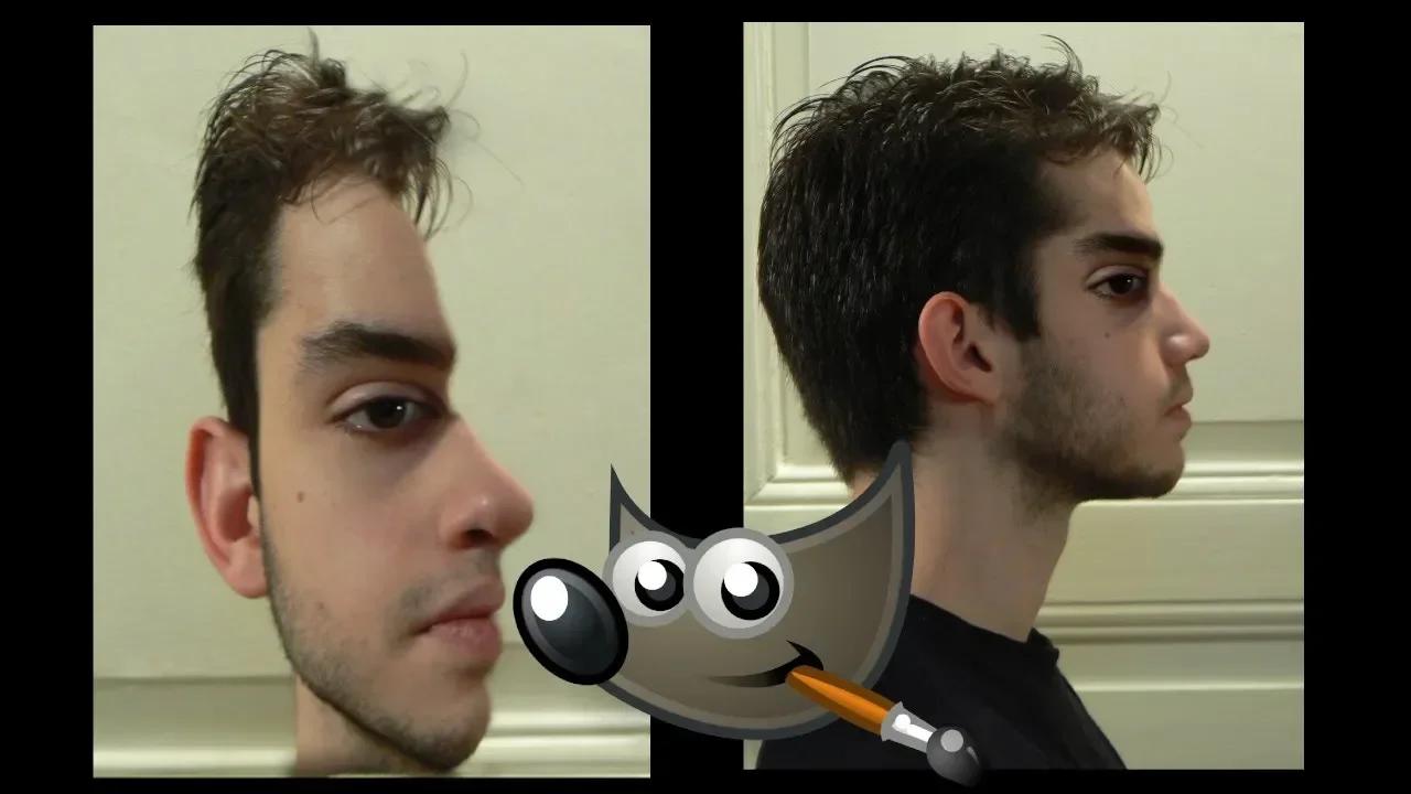 Tuto Gimp 2.10 : Portrait face-profil