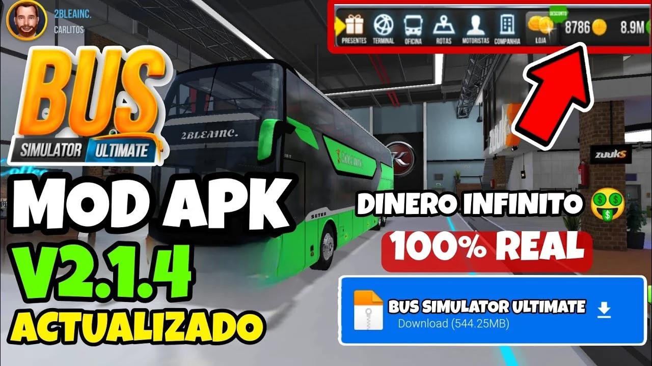 🔥 Bus Simulator Ultimate Mod Apk V2.1.4 | Dinero y monedas infinito