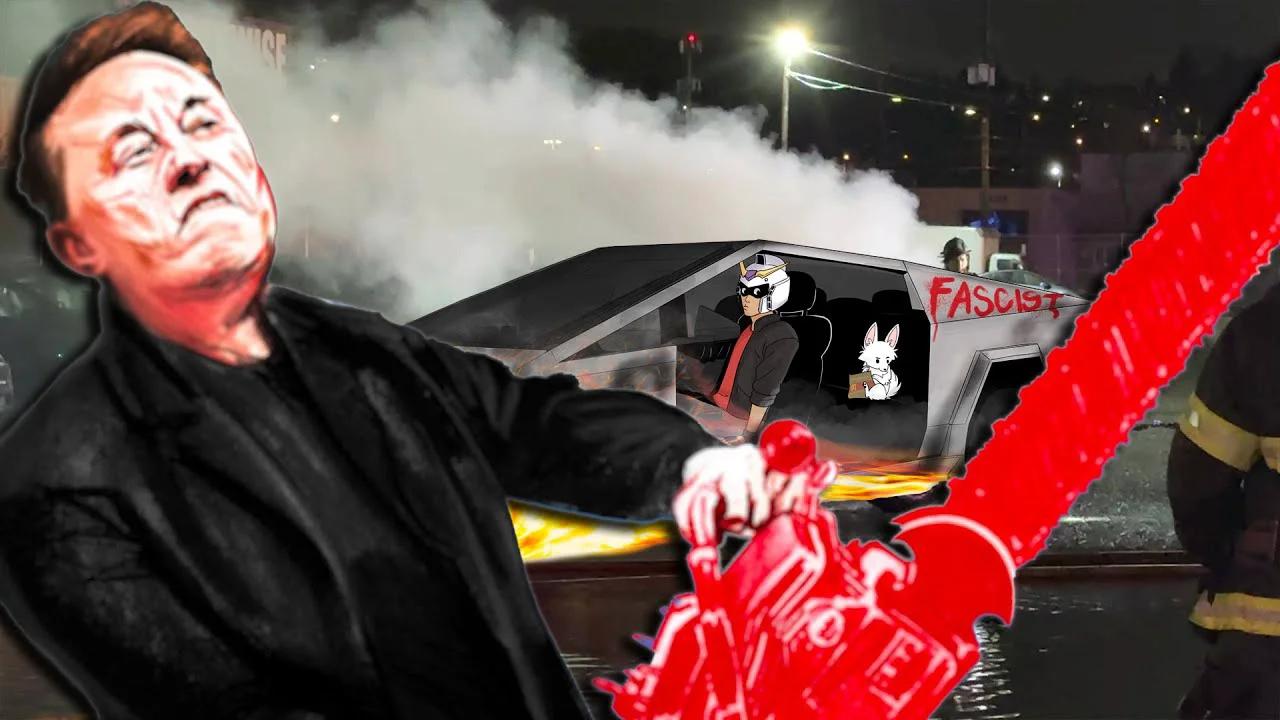 Tesla "Protests" that Turned into Vandalism & Arson │ Explained in ...