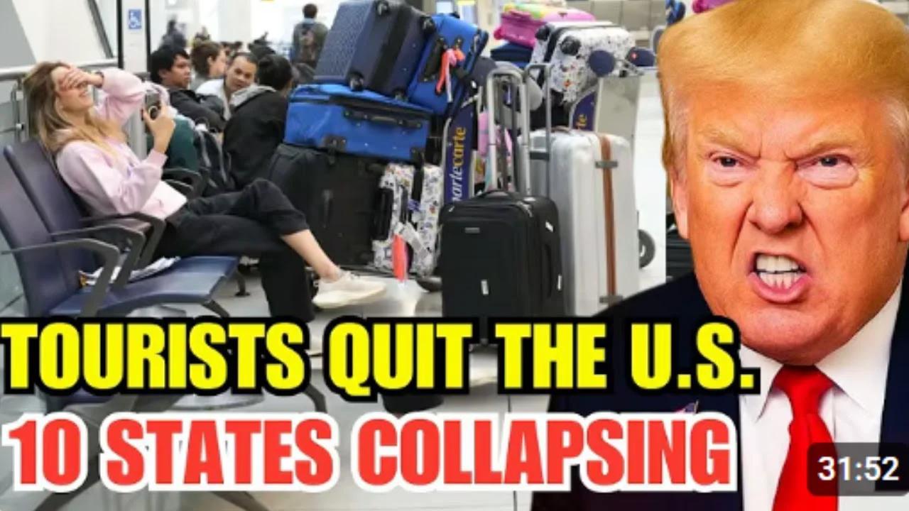 Global Tourists Stop Visiting the U.S. – 10 States on the Brink of Collapse