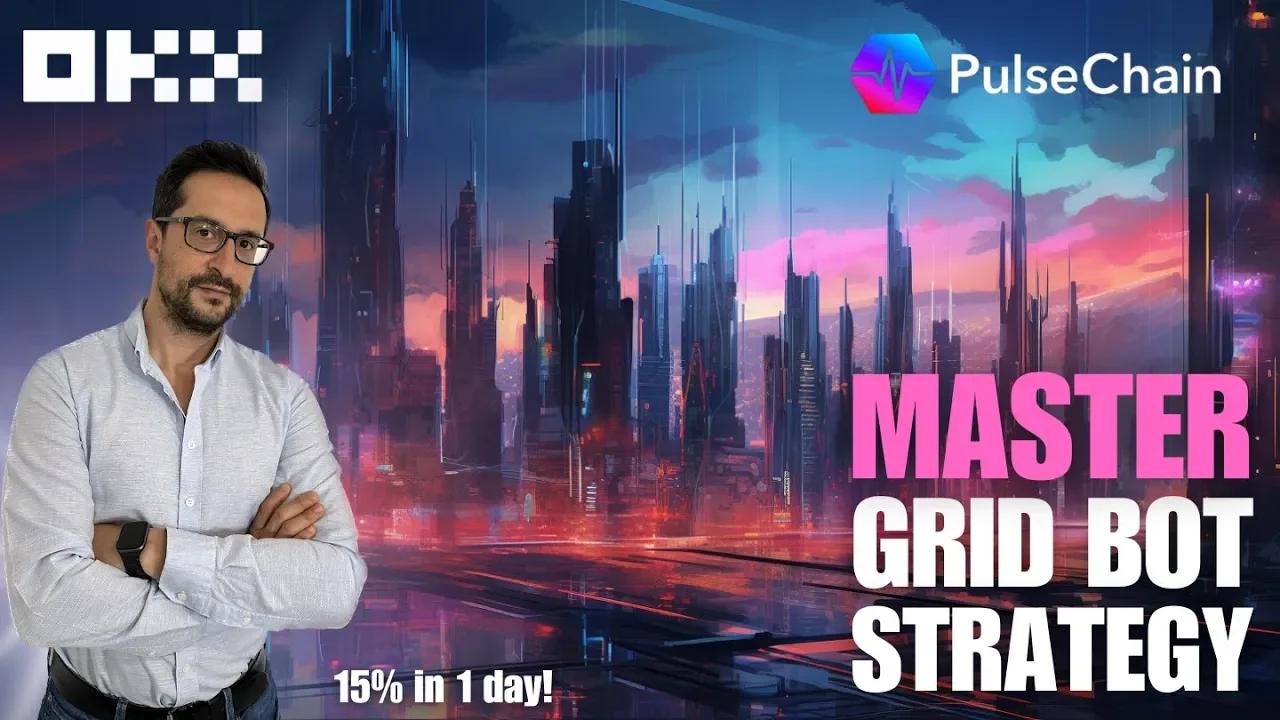 Master grid bot trading strategy - PulseChain PLS example - 15% in a day - short term grids