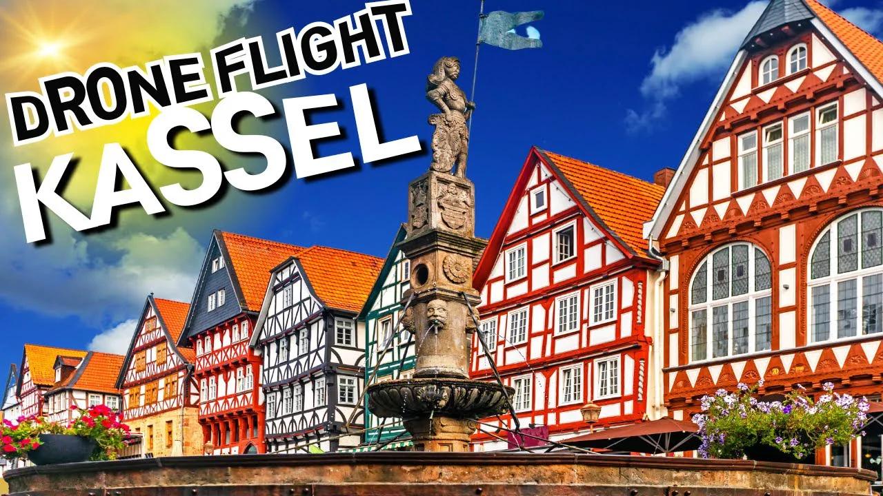 Exploring | Kassel | Germany | in Stunning 4K | Drone Footage 🇩🇪