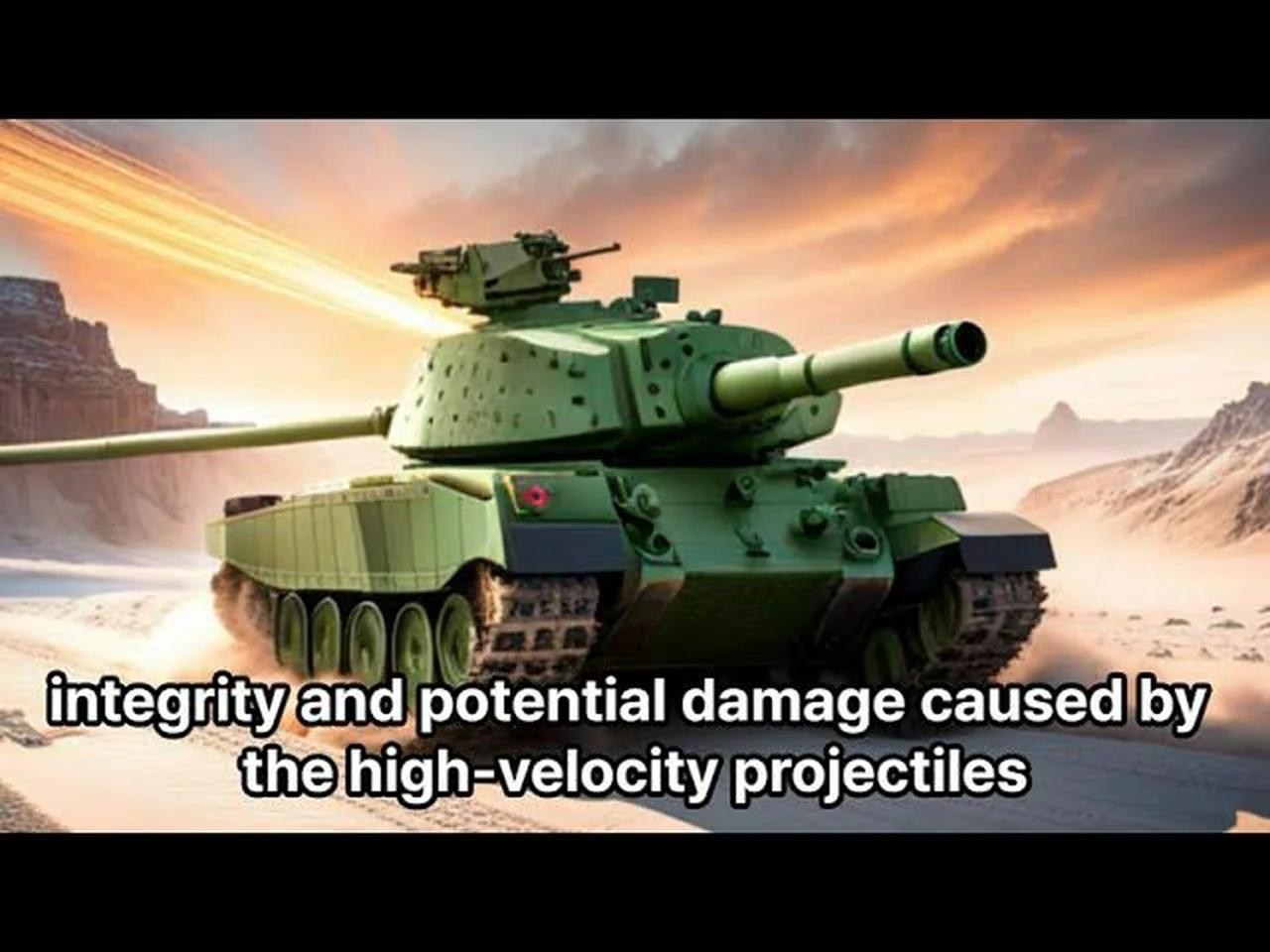 Stress analysis of a tank after Armor Piercing Fin Stabilized Round