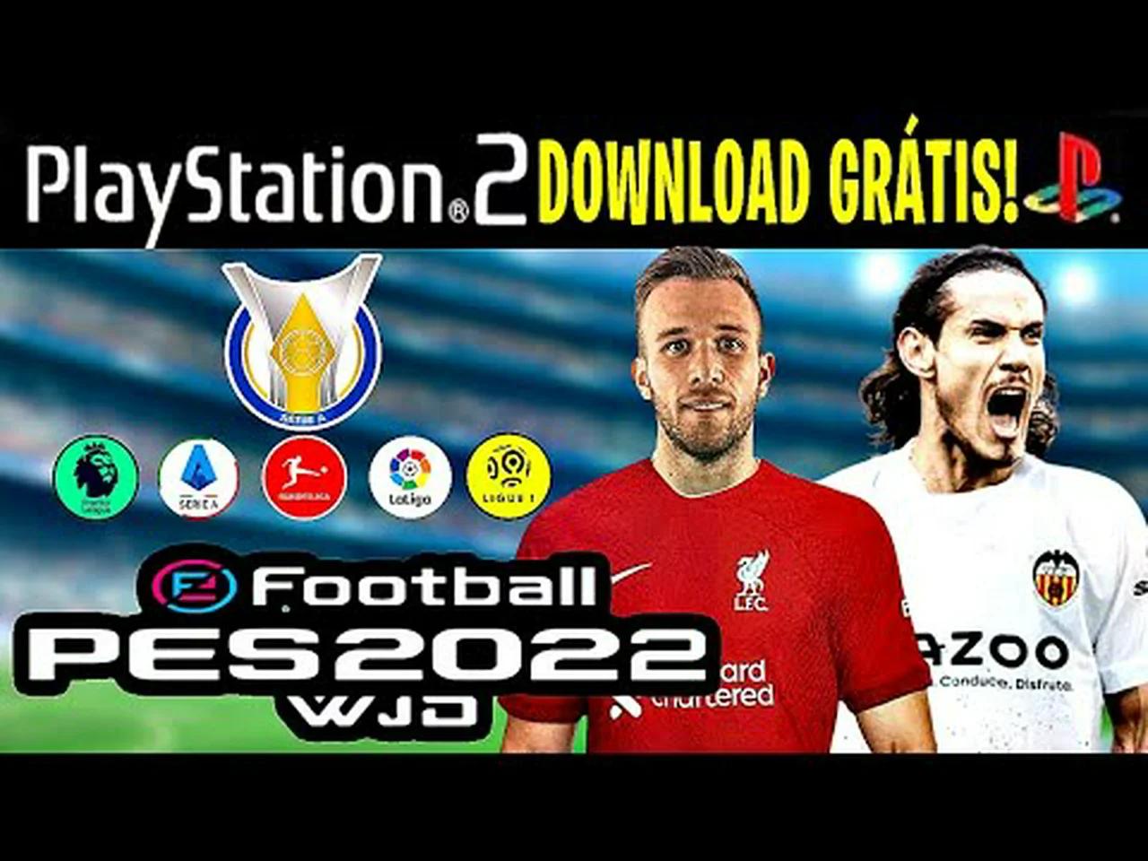 EFOOTBALL PES 2022 ATUALIZADO SETEMBRO ISO PS2 DOWNLOAD GRÁTIS