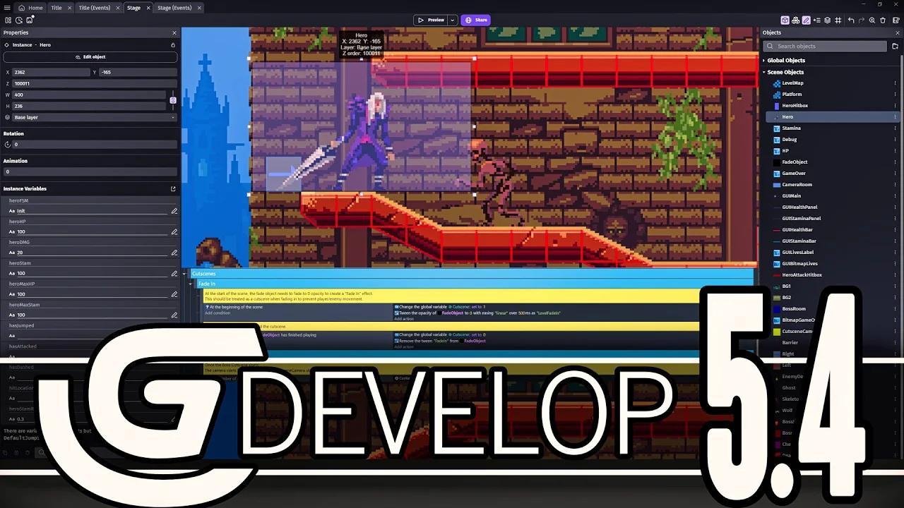 Gdevelop 5 4 Is Here Now With Stupidly Easy Multiplayer