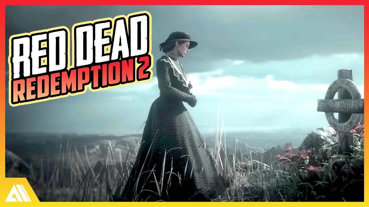 Red Dead Redemption 2 - Mary Visits Arthur's Grave (RDR2 Secret Ending ...