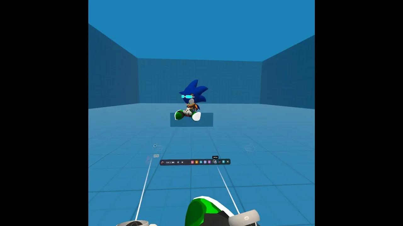 Sonic visits the backrooms remastered