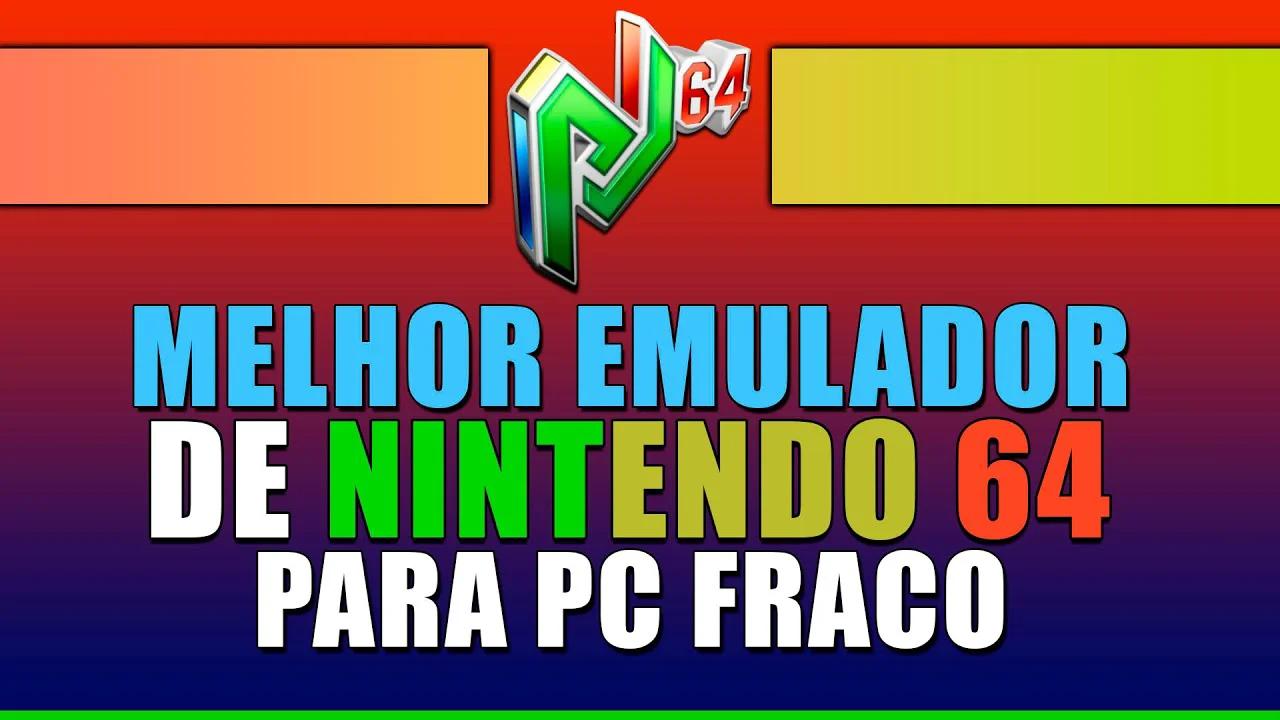 😲 MELHOR EMULADOR De NINTENDO 64 Para PC FRACO (2021)
