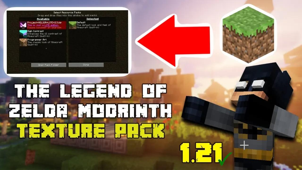 How To Download & Install The Legend of Zelda Modrinth Texture Pack for ...