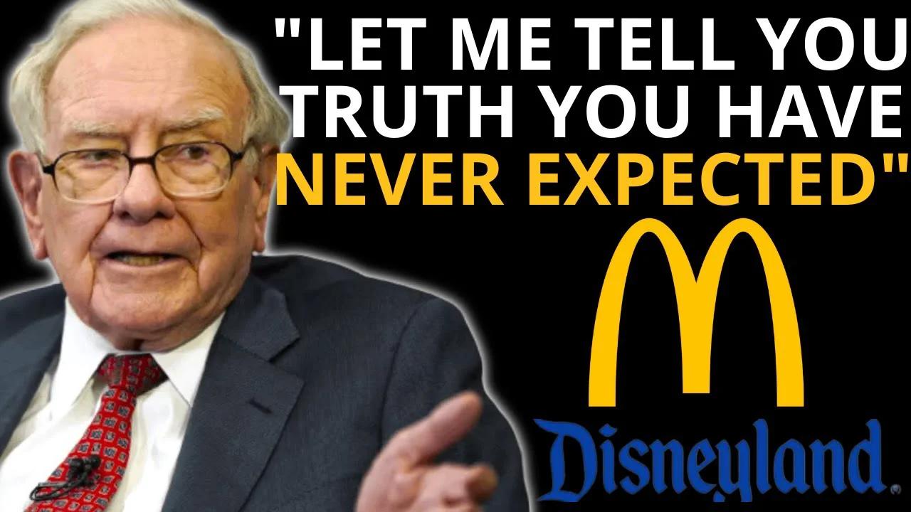 Warren Buffett Tells Why Did He Sold Mcdonald's and Disneyland😵🤑