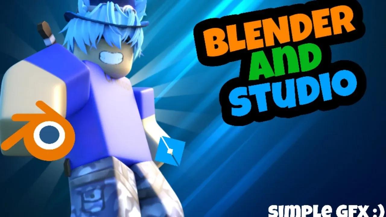 Make a Simple GFX Using Blender and Roblox Studio (super simple tutorial!)