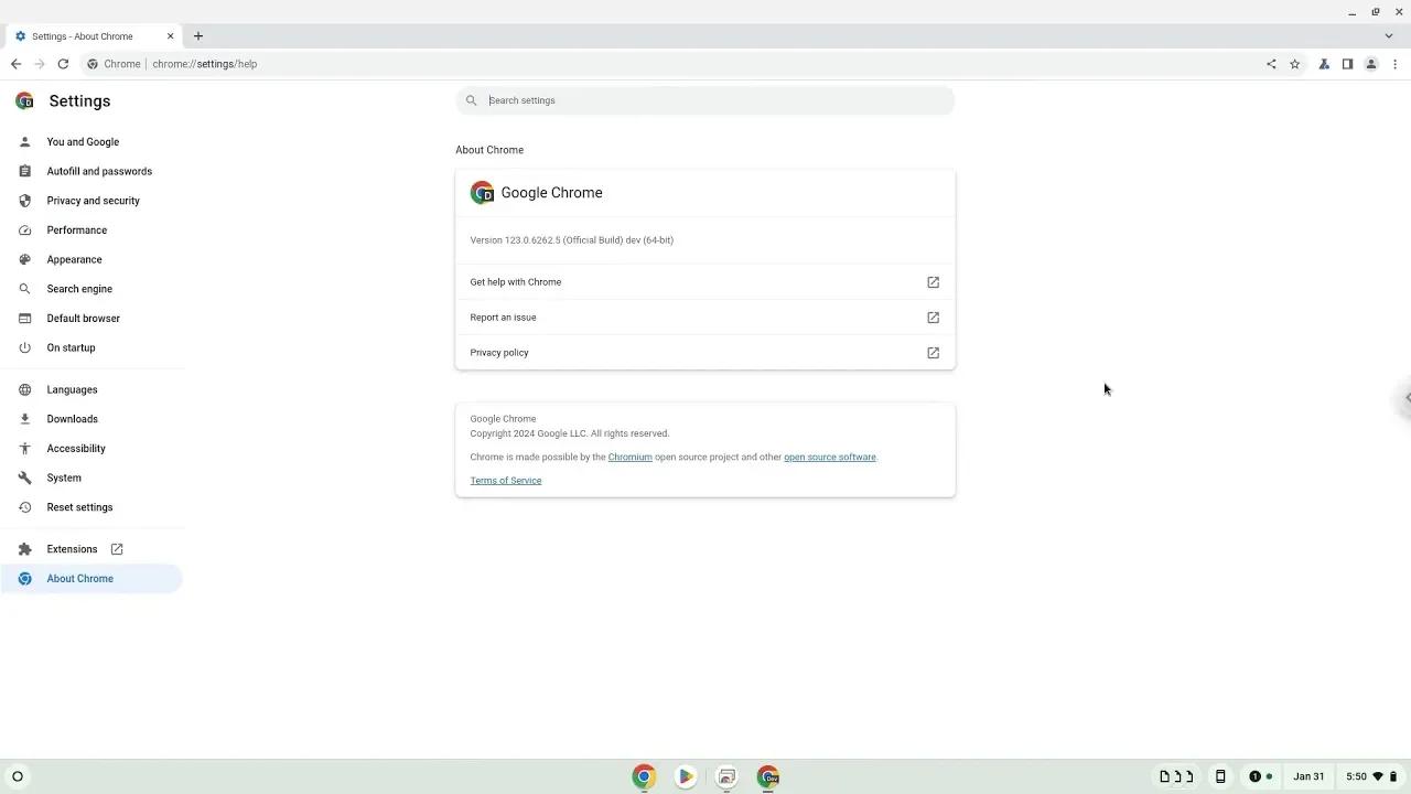 How to install Google Chrome Dev on a Chromebook