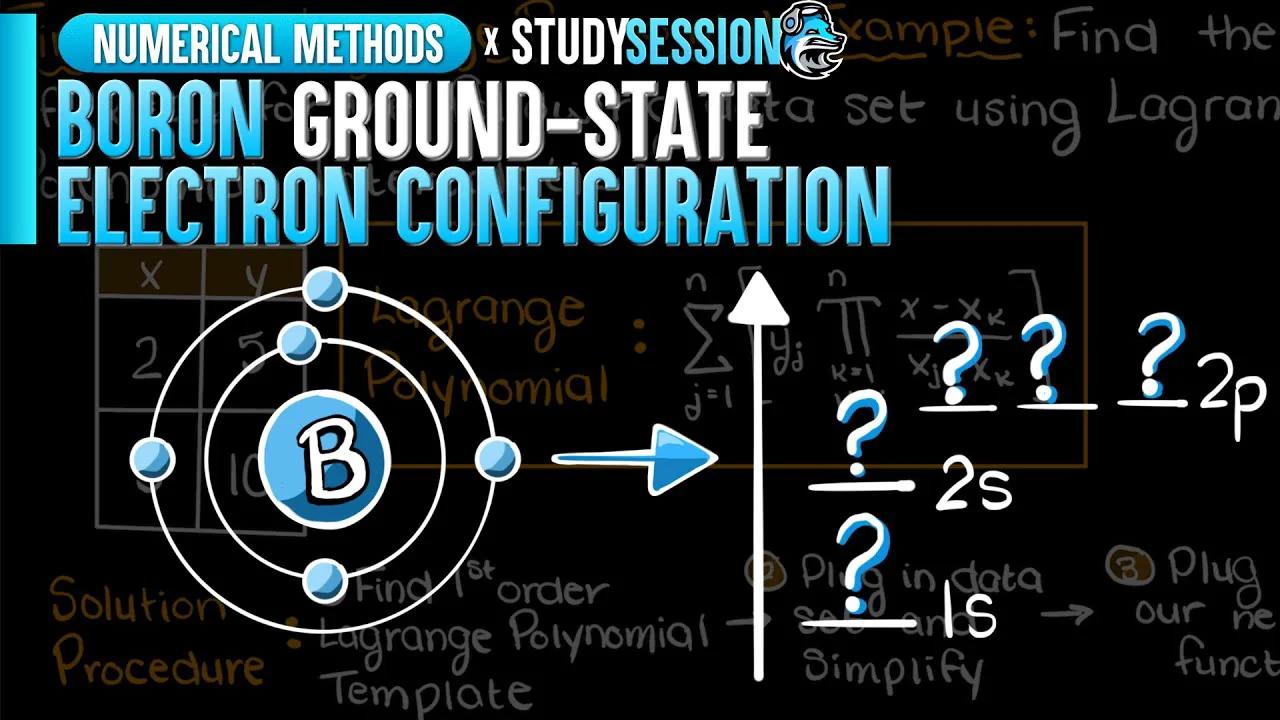 Boron Ground State Electron Configuration | Organic Chemistry