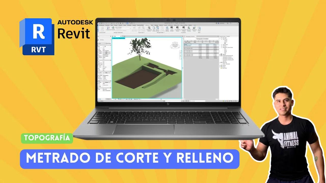 MODELADO Y METRADO DE CORTE Y RELLENO EN REVIT 👨‍🏫