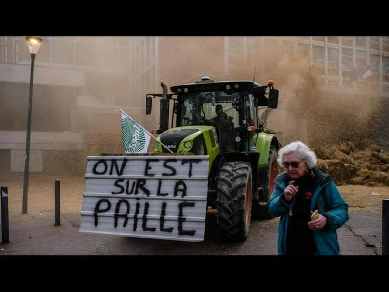 French Farmers Join Europe Farmers Protest