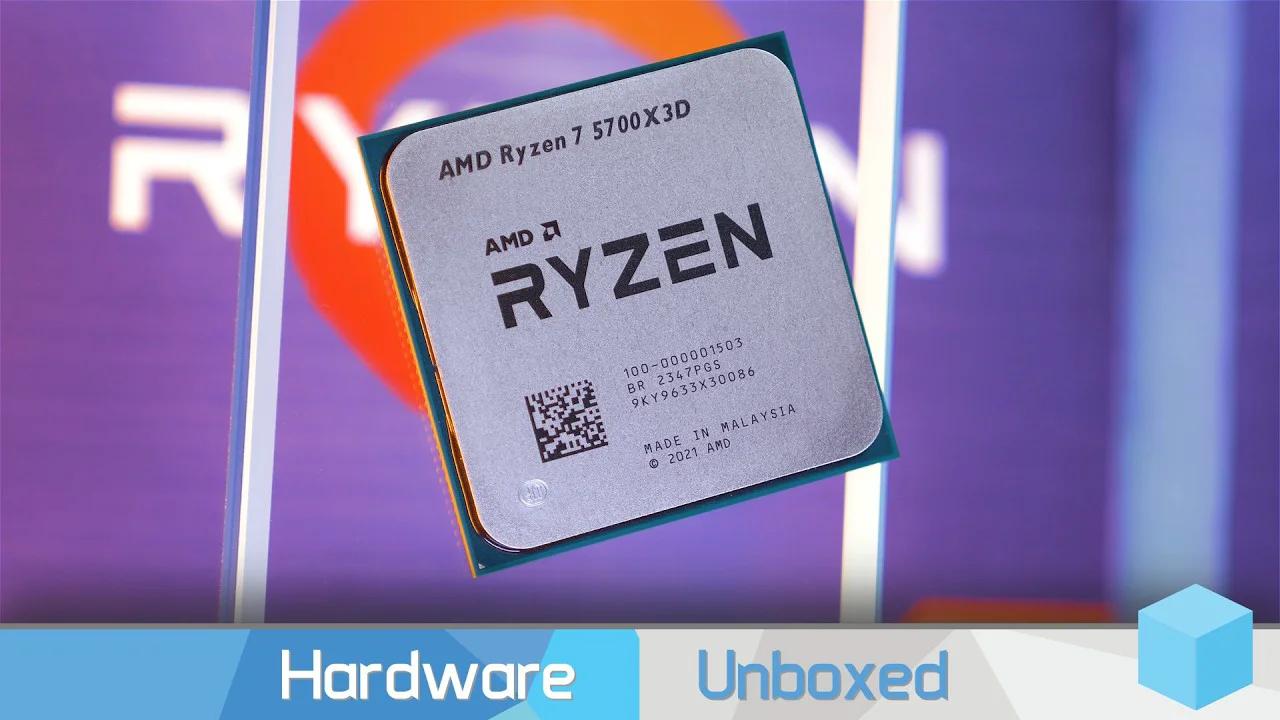 $250 3D V-Cache! AMD Ryzen 7 5700X3D: Gaming Benchmarks