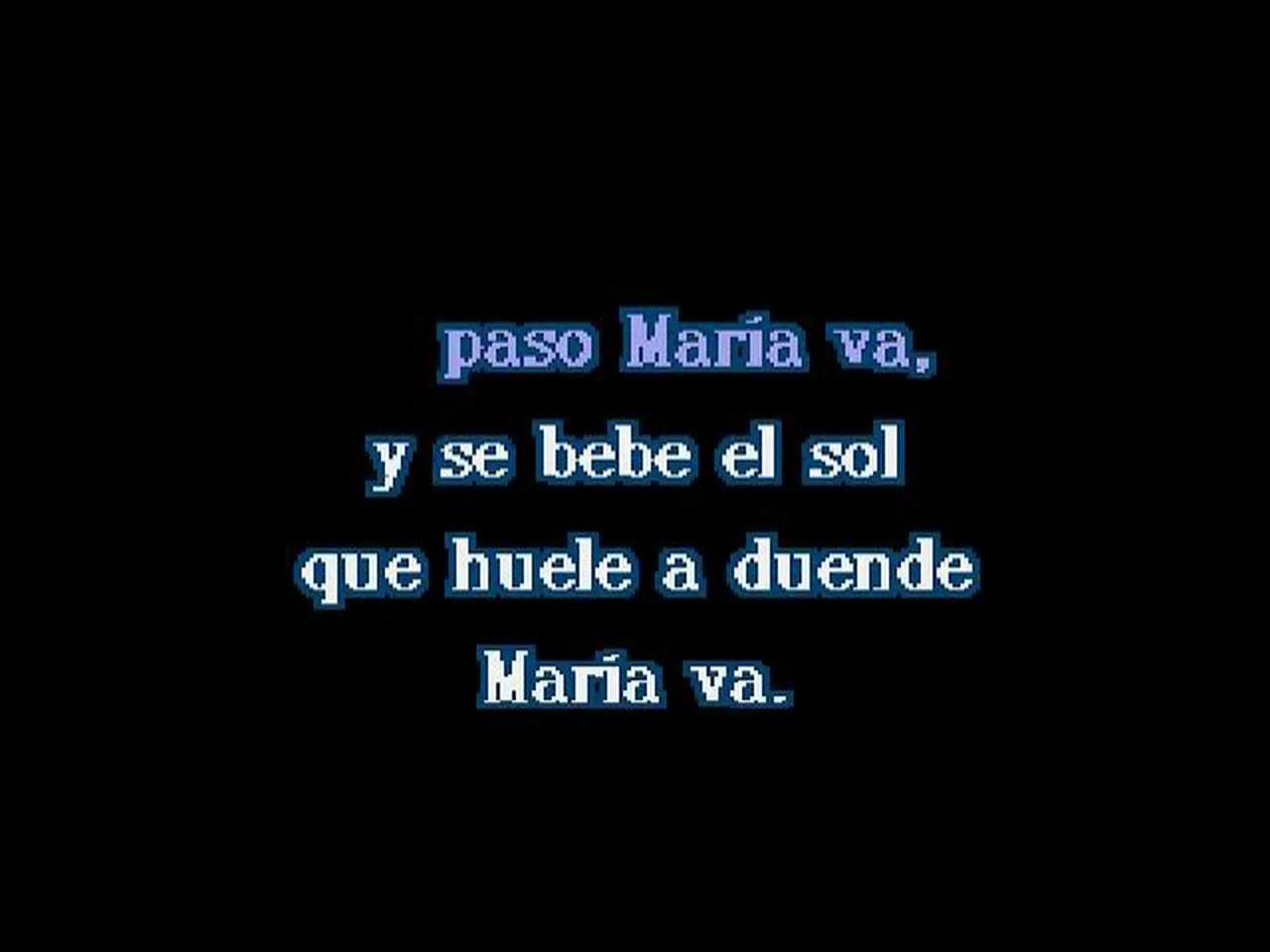 MERCEDES SOSA MARIA VA KARAOKE