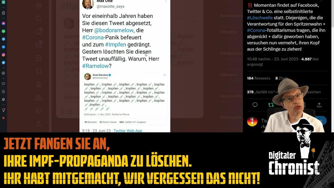 Jetzt Fangen Sie An Ihre Impf Propaganda Zu L schen Ihr Habt
