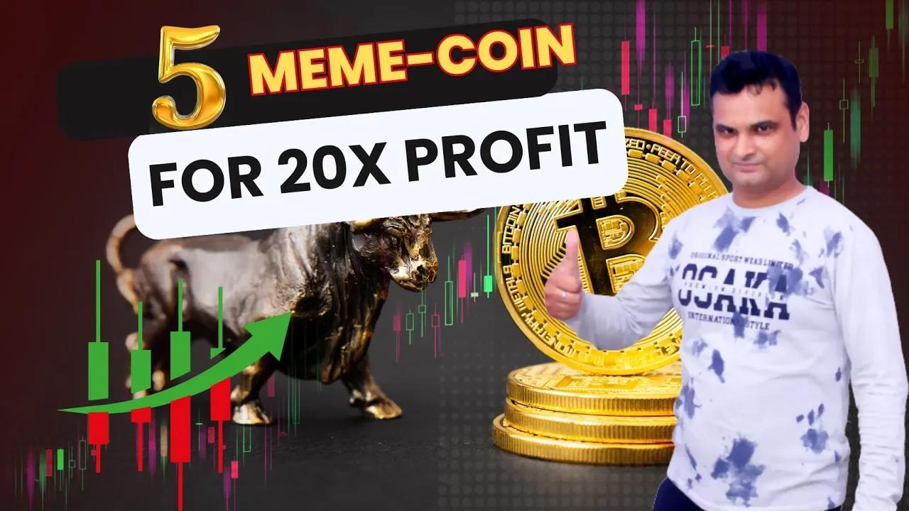 Investing in 5 of the Hottest Meme Coins for Bullrun || Top 5 Meme coin ...