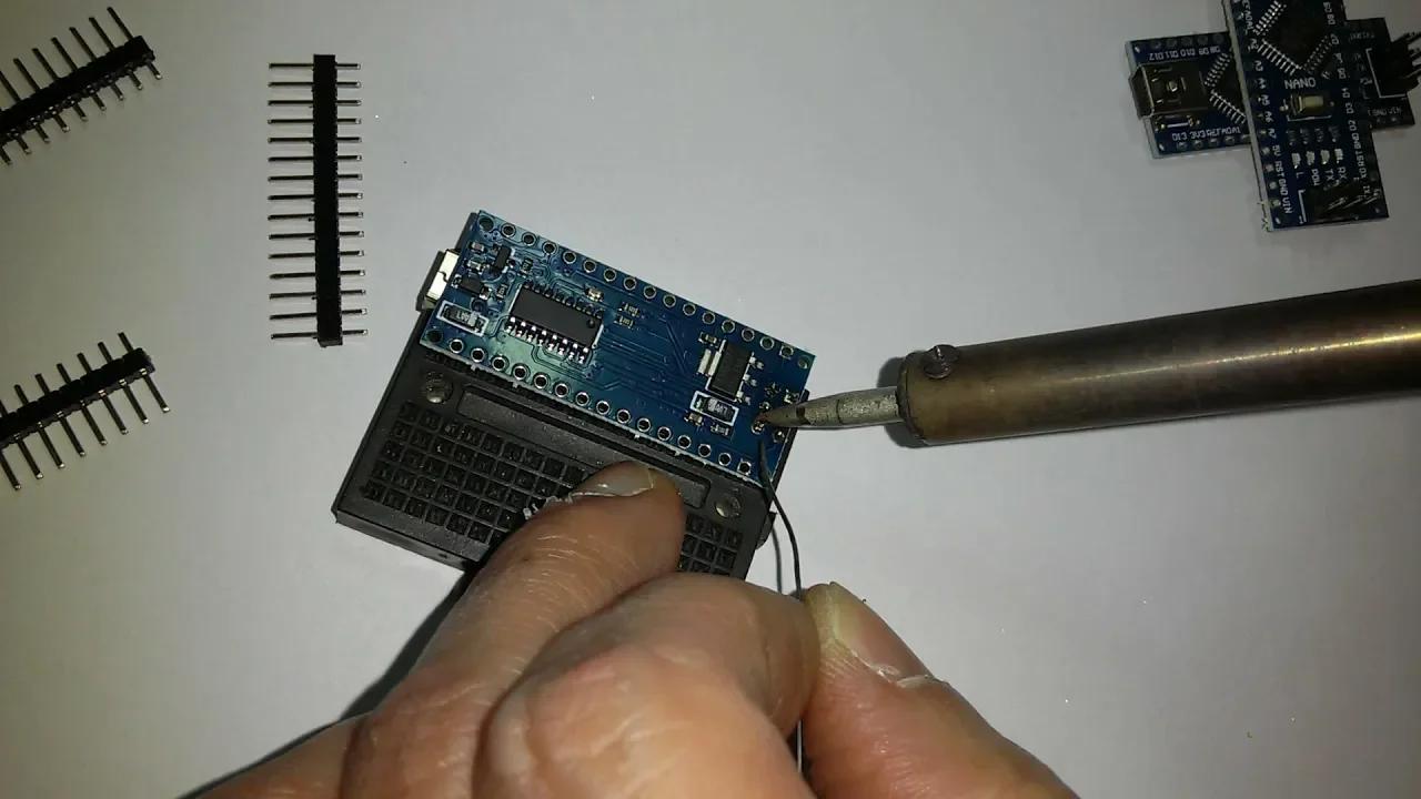 Soldering Arduino Nano Pin Headers, just that