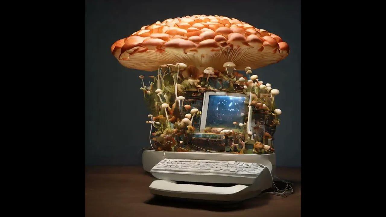 FungiTech: Unveiling the Mushroom Computer #animation #music #futureart ...