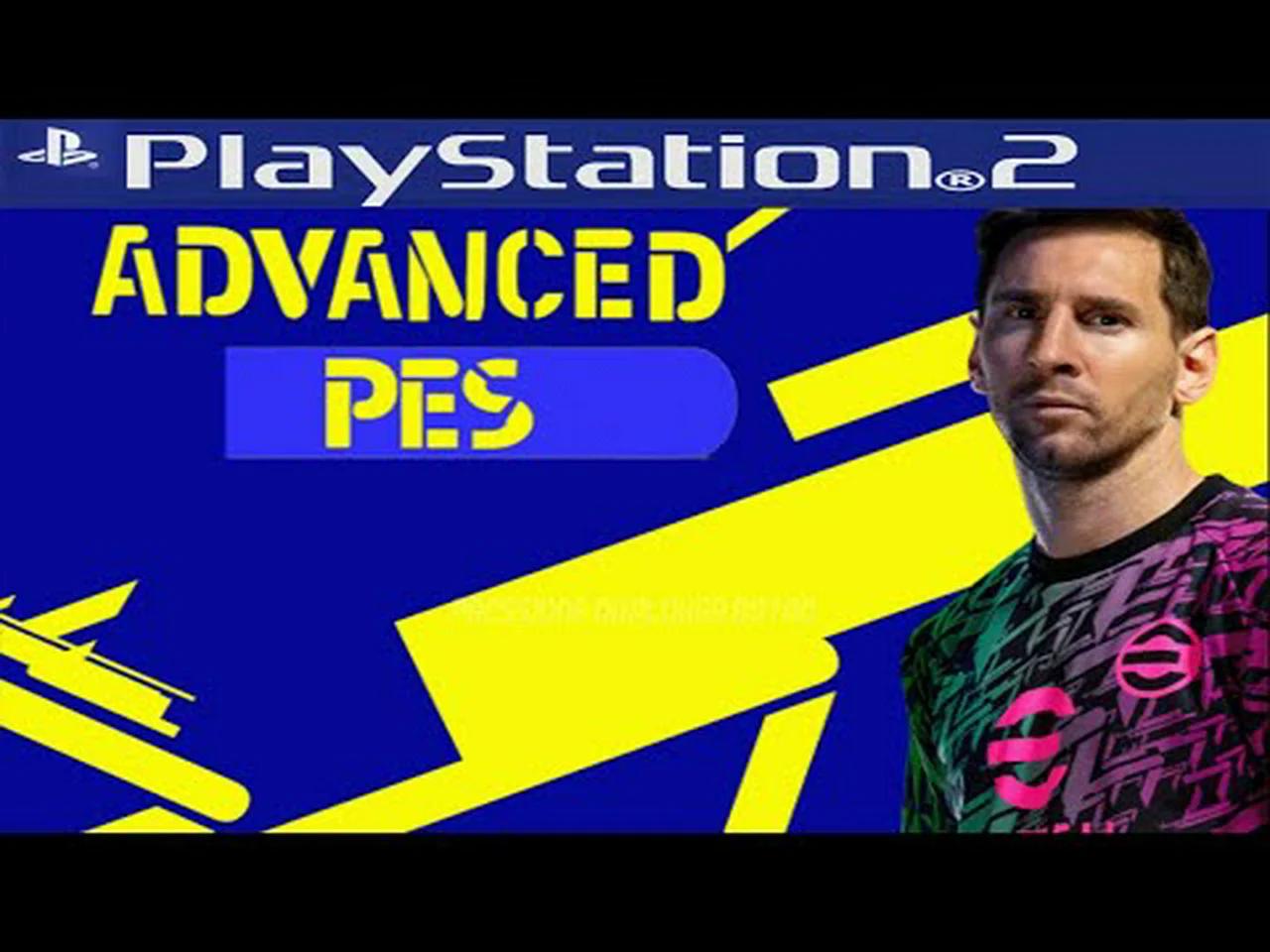 PES 2021/2022 PS2 ADVANCED (AGOSTO) LANÇAMENTO EDITOR LETO