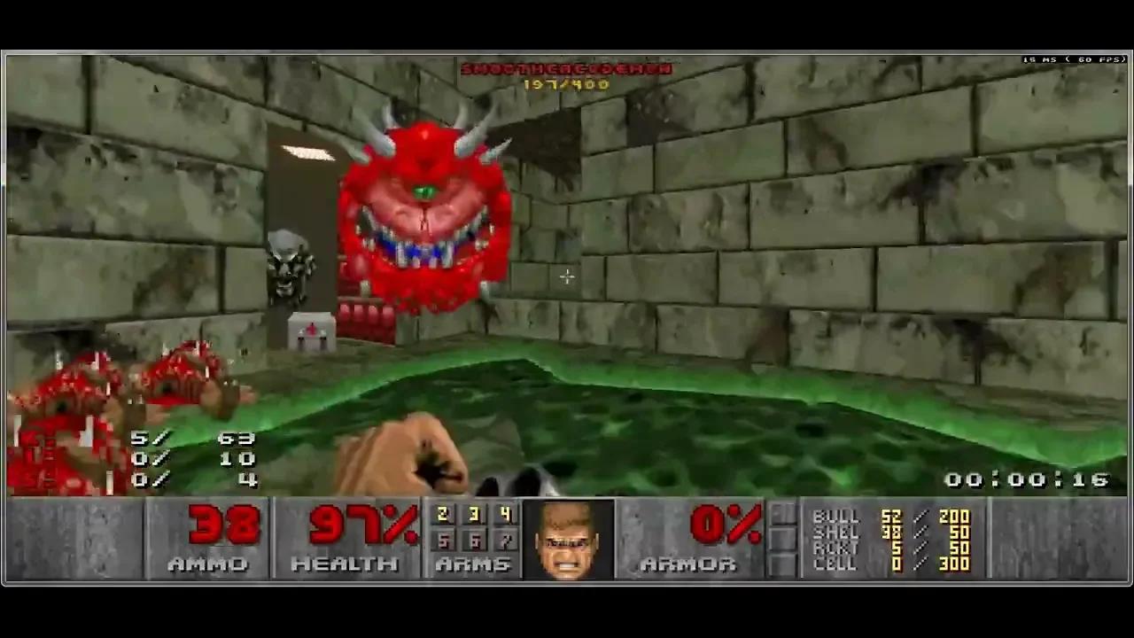 Doom 2 [Full Moon] - MAP15 [Full Moom] - UVMax Blind Speedrun Smooth Mod