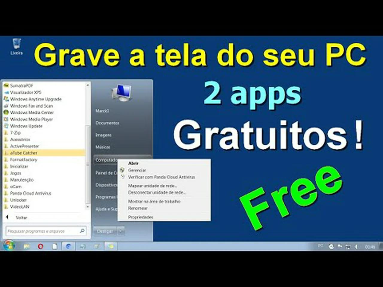 2 programas gratuitos para gravar a tela do PC no Windows sem marca d'água