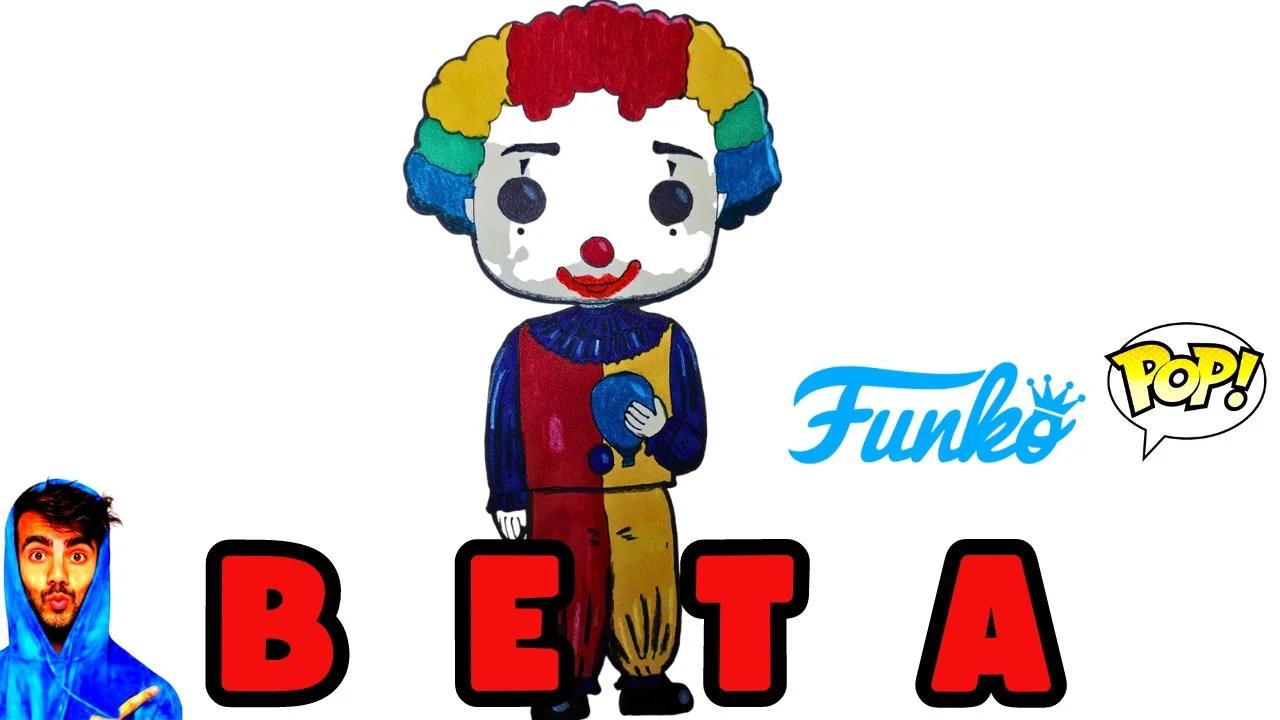 Como DIBUJAR al PAYASO BETA Funko Pop de la DEEP WEB (Fede Vigevani)