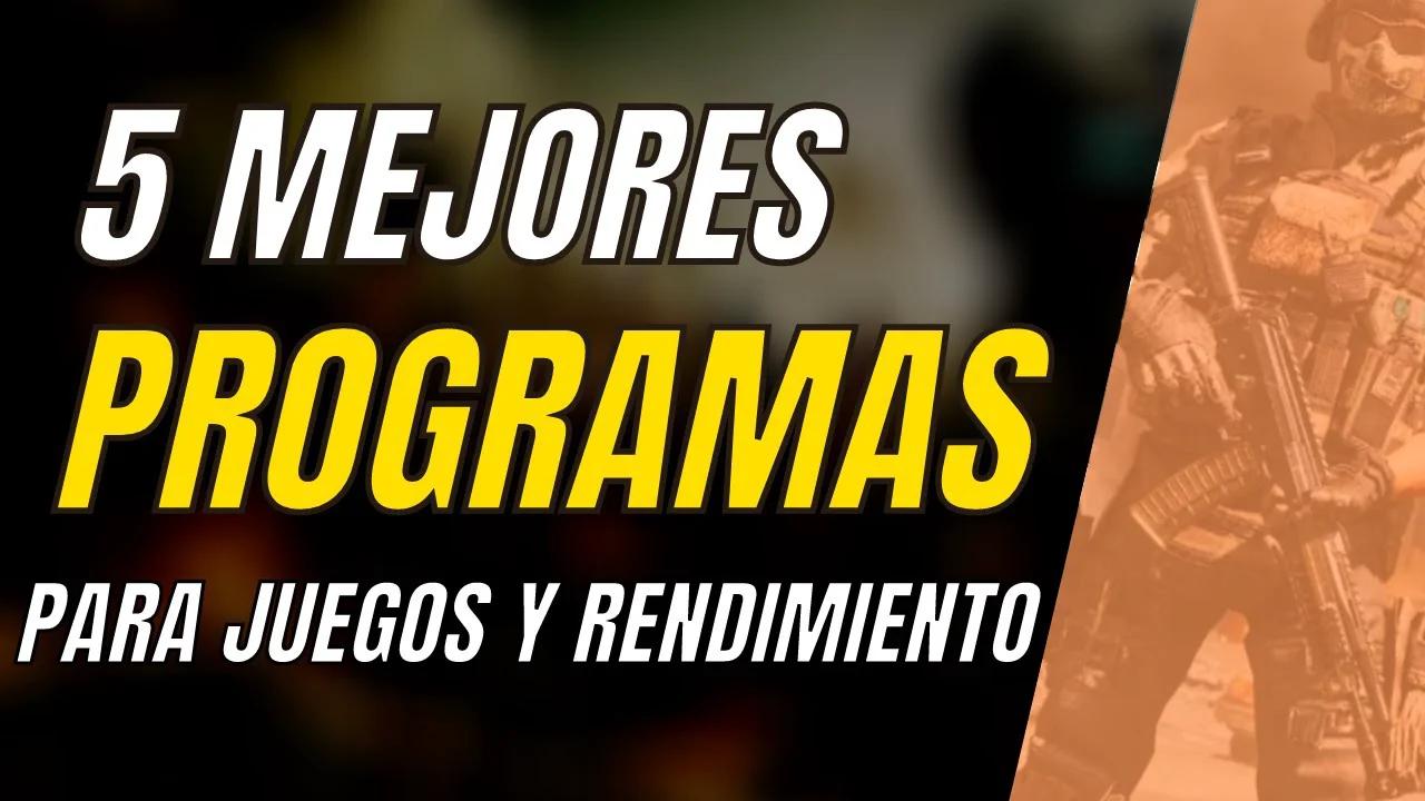 5 mejores programas gratuitos para mejorar el rendimiento de los juegos ...
