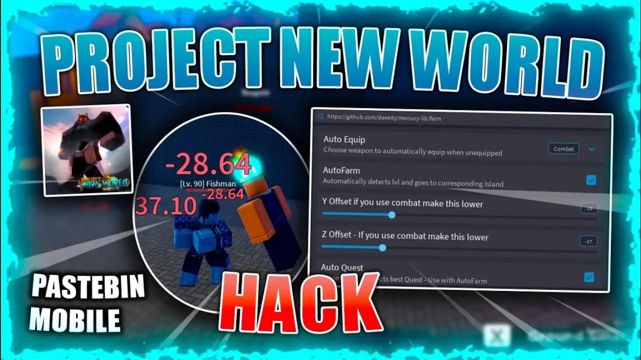 OP Project New World Script Hack GUI Pastebin | Auto Farm Quest ...